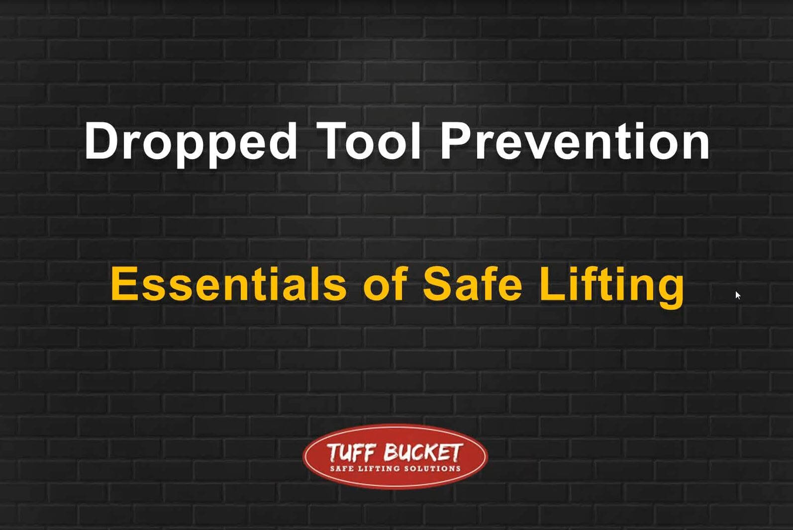 Prevention of Dropped Objects | ACP