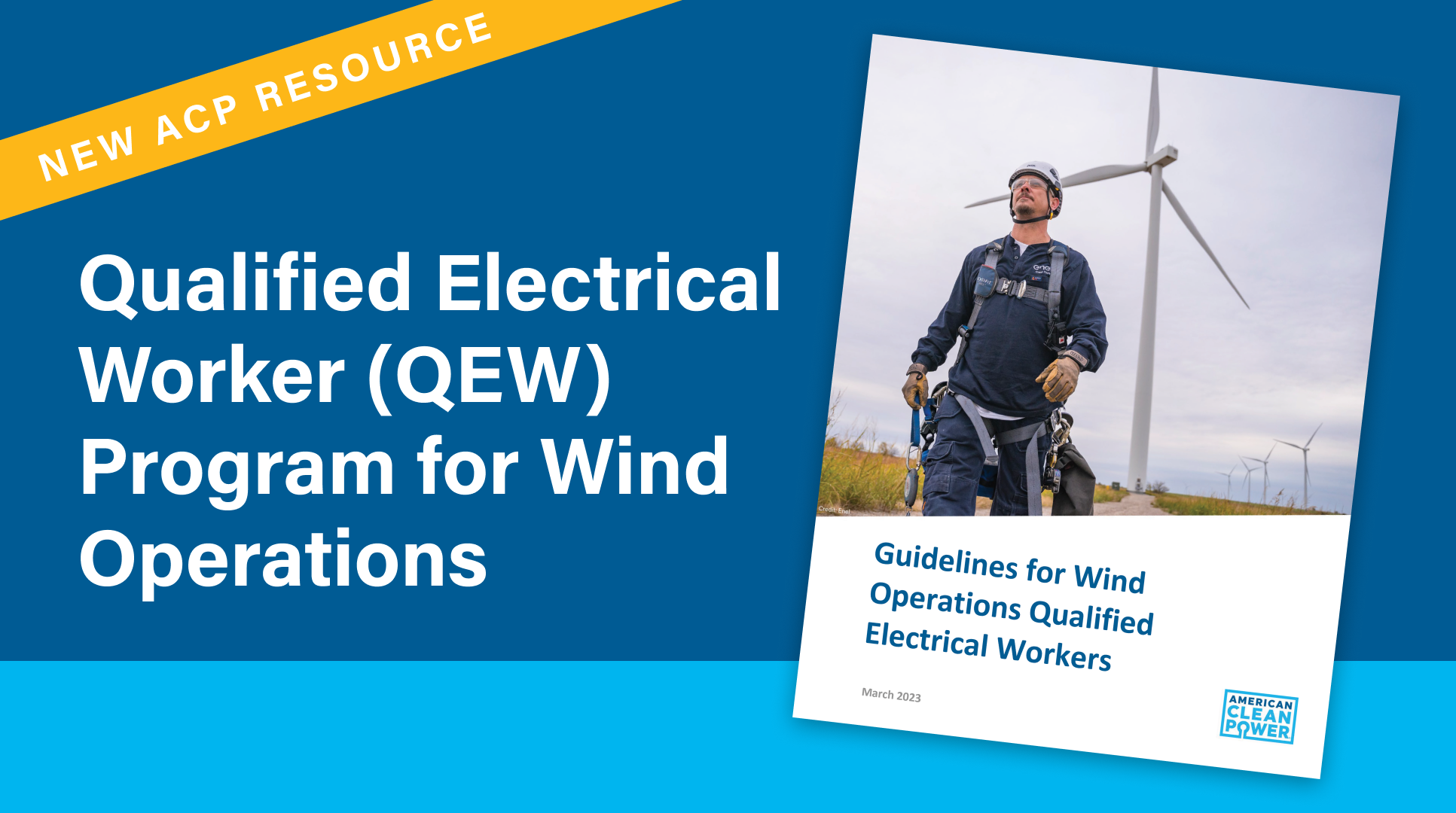 Qualified Electrical Worker (QEW) Program for Wind Operations | ACP