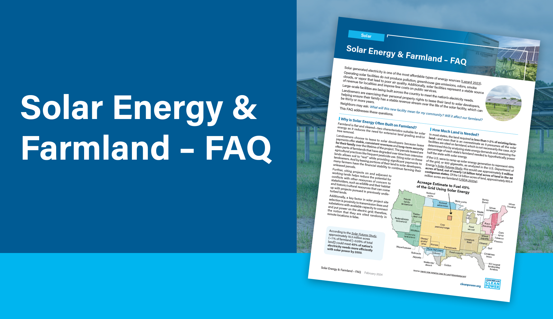 Solar Energy & Farmland FAQ | ACP