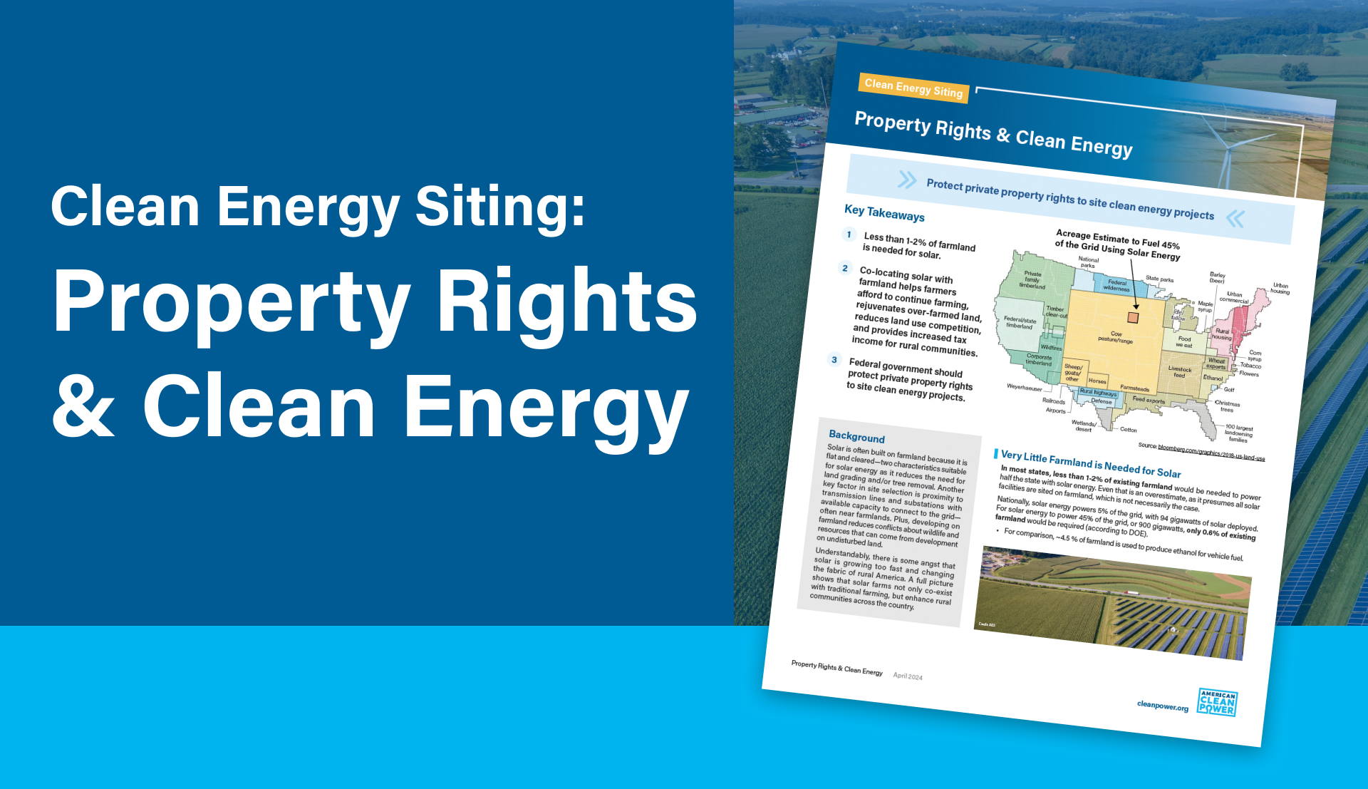 Protect Private Property Rights to Site Clean Energy | ACP