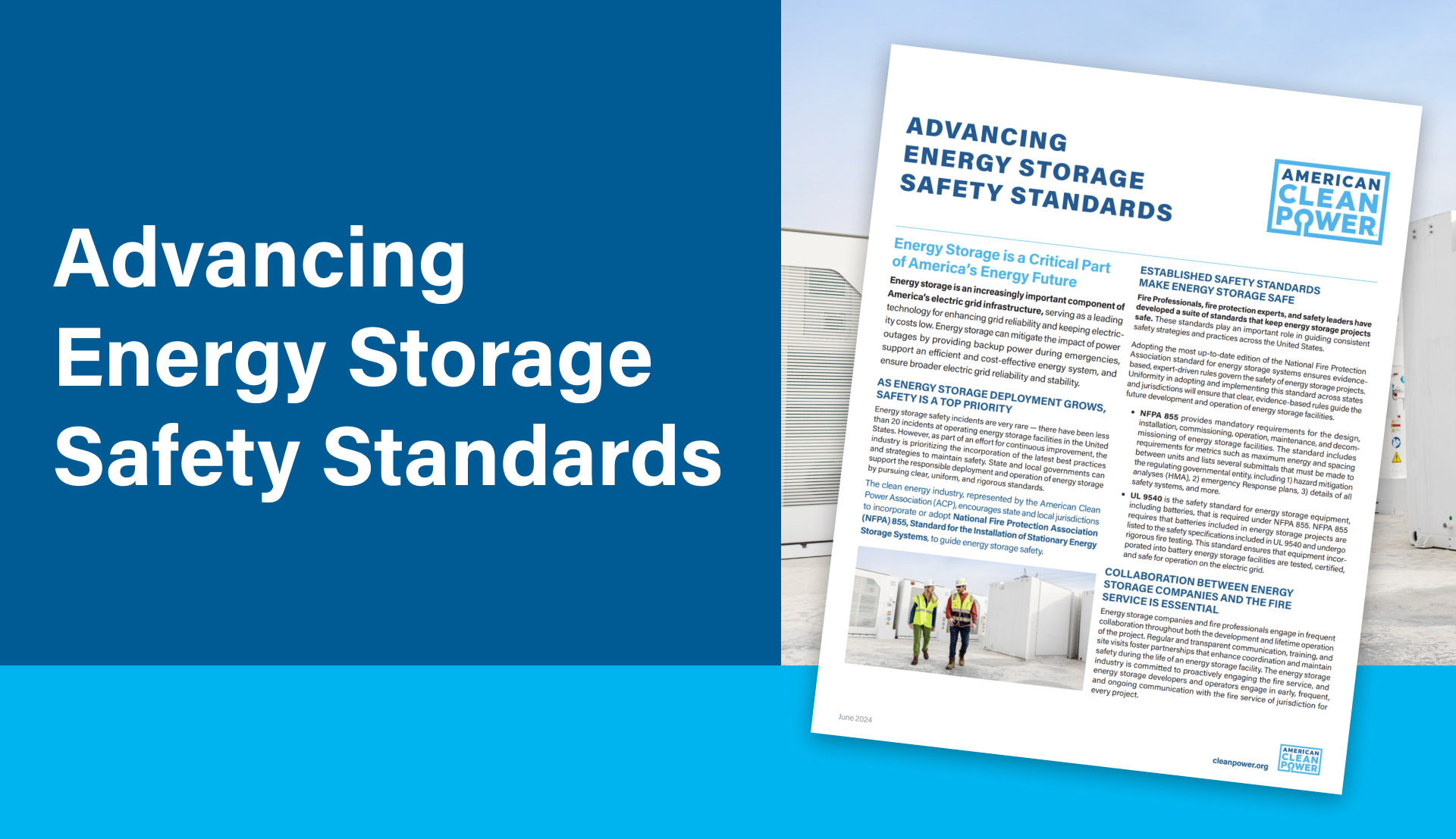 Model Ordinance: Utility-Scale Battery Energy Storage Systems | ACP