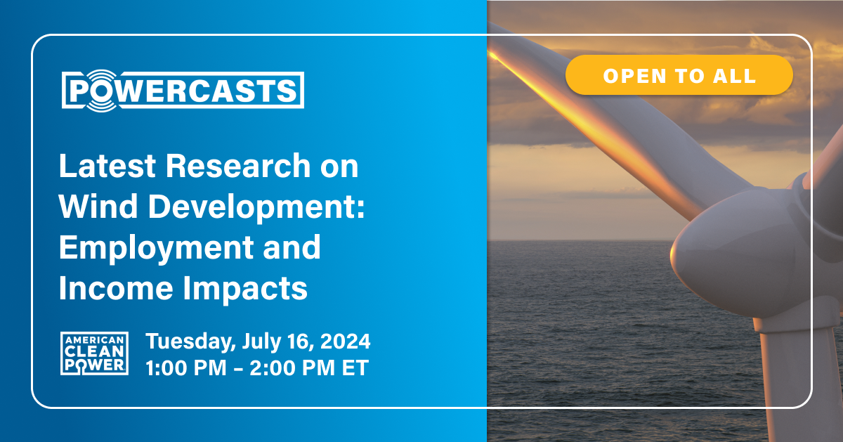 Latest Research on Wind Development | ACP