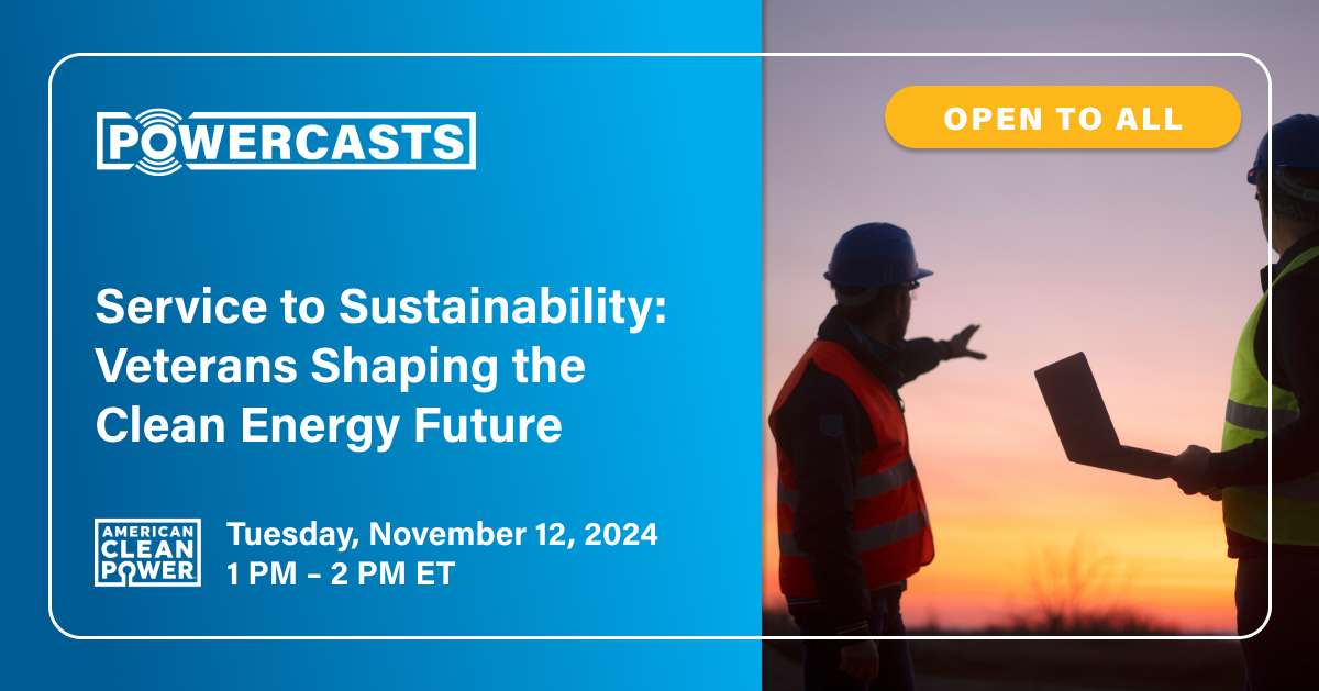 Service to Sustainability: Veterans Shaping the Clean Energy Future | ACP
