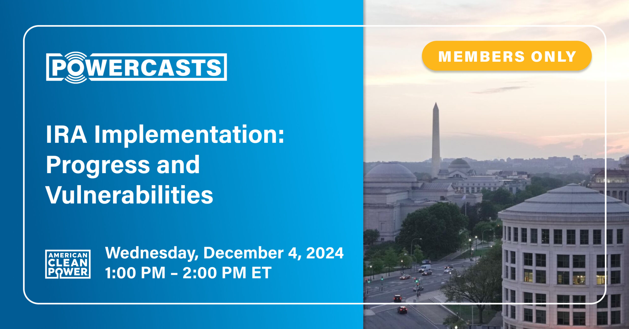 IRA Implementation: Progress and Vulnerabilities | ACP