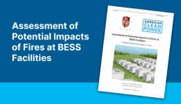 Assessment of Potential Impacts of Fires at BESS Facilities | ACP